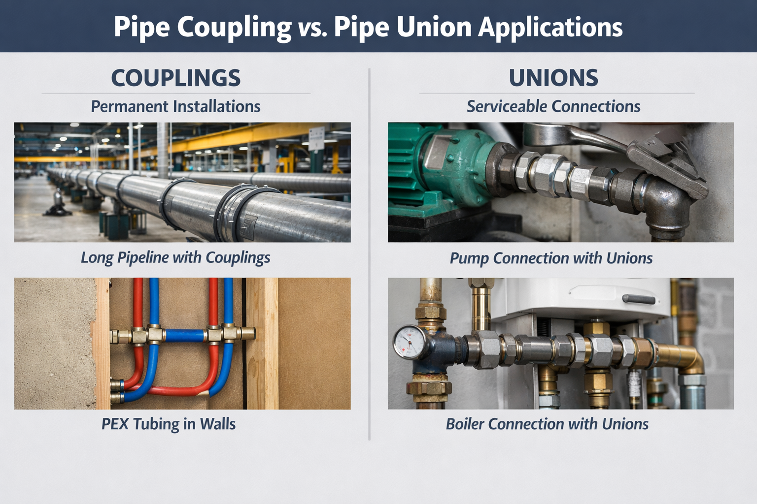 Coupling vs Union: What's the Difference? - 24hr Supply